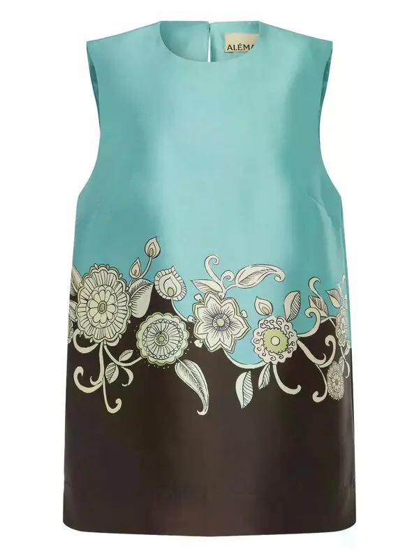 ALEMAIS Gia Mini Dress - Blue