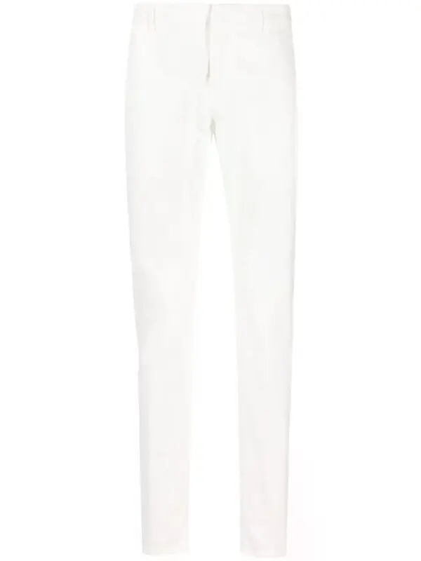 DONDUP Tapered Cotton-blend Chinos