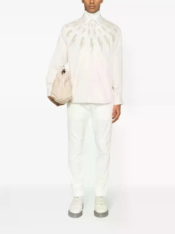 DONDUP Tapered Cotton-blend Chinos