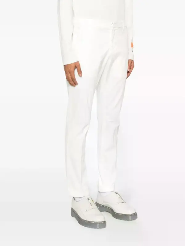 DONDUP Tapered Cotton-blend Chinos