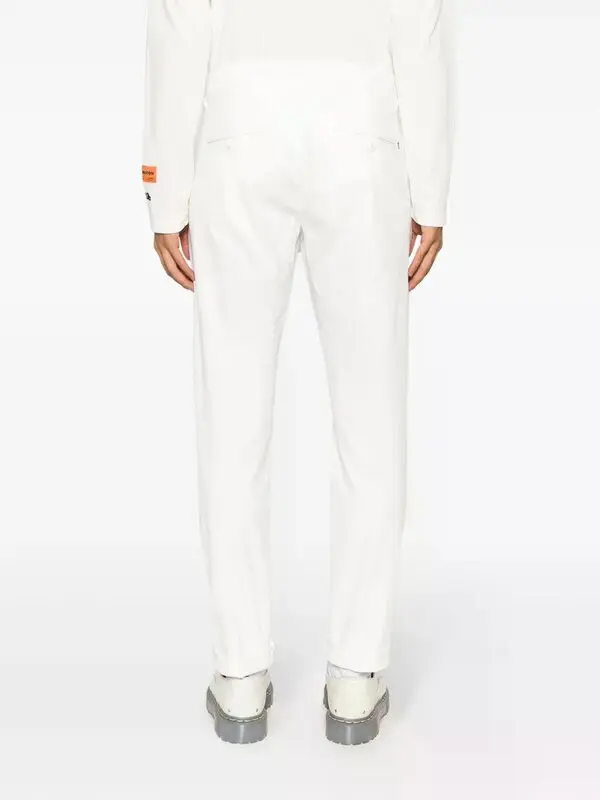 DONDUP Tapered Cotton-blend Chinos
