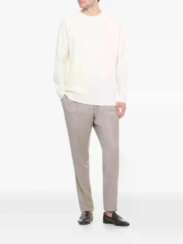 Incotex Tailored Trousers With Drawstring Waist - Neutrals