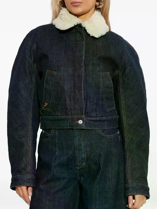 Jacquemus Ovalo De Nîmes Denim Bomber Jacket
