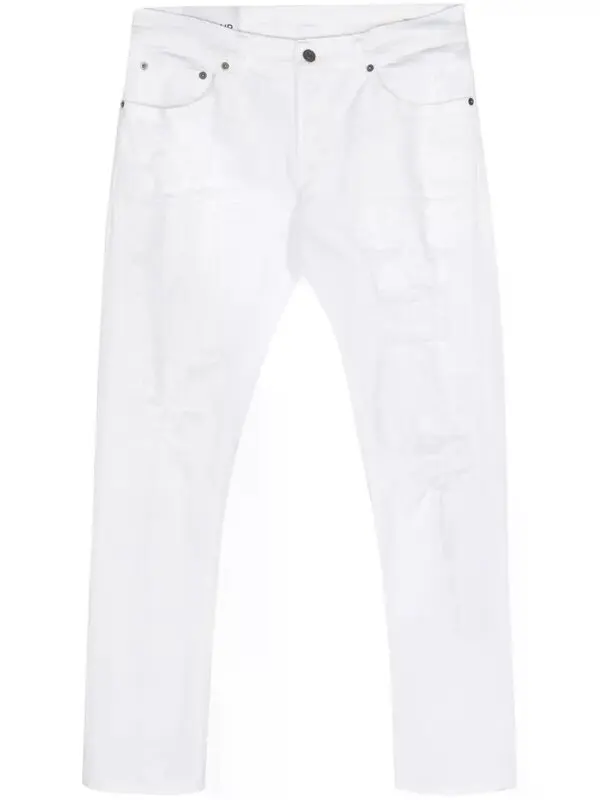DONDUP Distressed Skinny Jeans - White