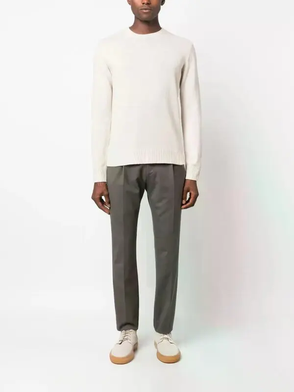 ROBERTO COLLINA Crew-neck Merino-cashmere Jumper