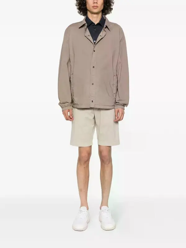 Fedeli Piqué Cotton Shirt - Blue