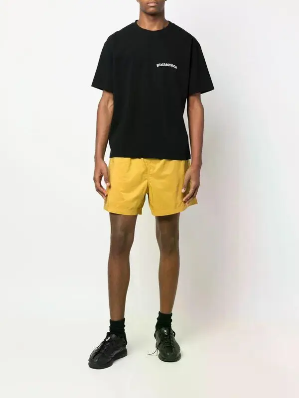 PLEASURES Embossed Logo Bermuda Shorts