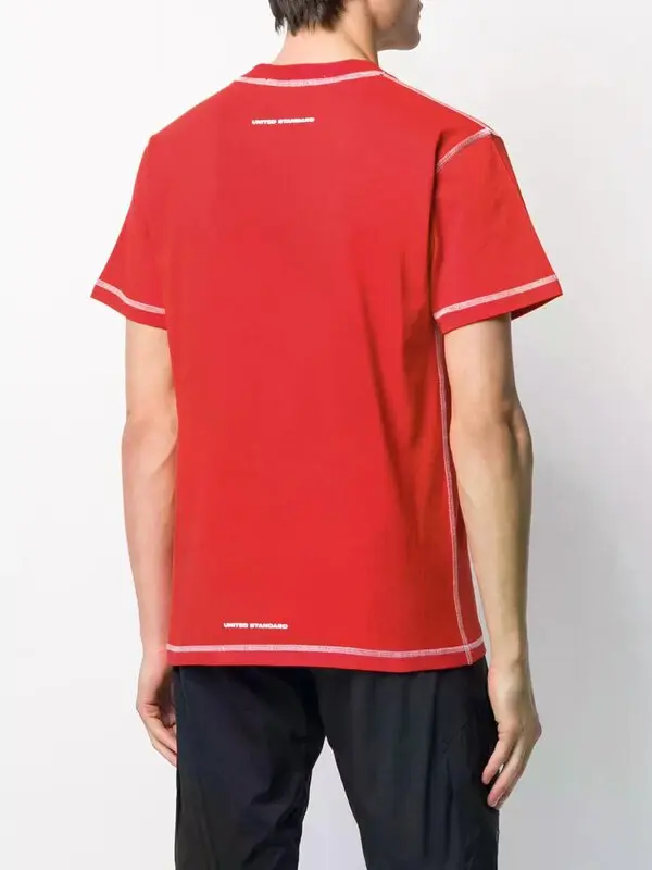 UNITED STANDARD Crew Neck Printed Logo T-shirt