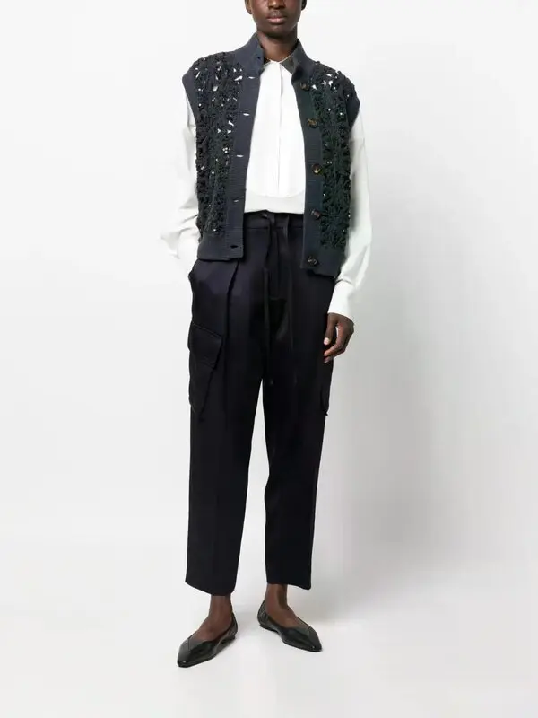 Brunello Cucinelli Tailored Cropped Cargo Trousers
