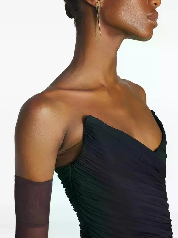 MUGLER Draped Mini Dress