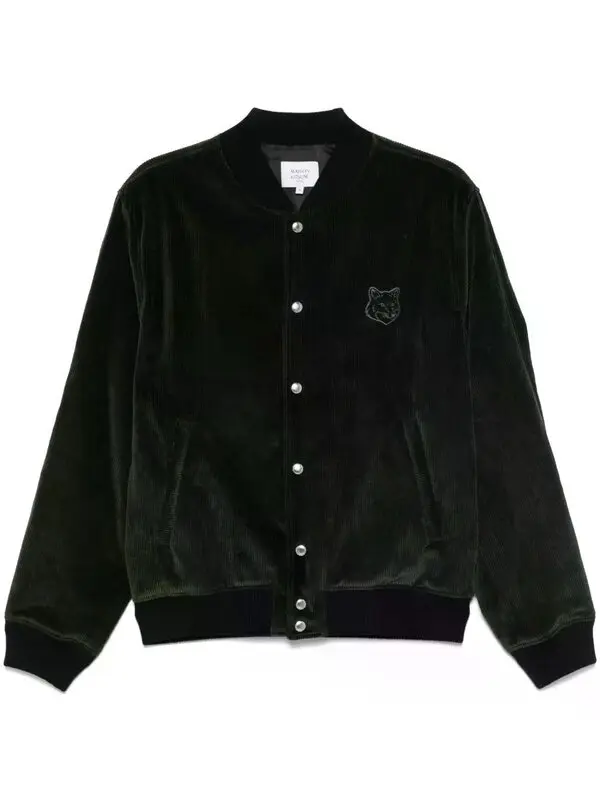 Maison Kitsuné Corduroy Teddy Bomber Jacket
