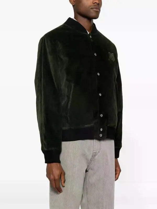 Maison Kitsuné Corduroy Teddy Bomber Jacket