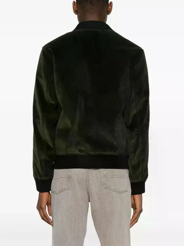Maison Kitsuné Corduroy Teddy Bomber Jacket