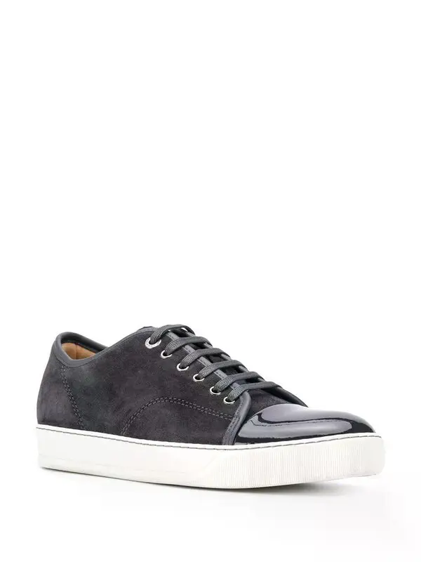 LANVIN Patent Toe Sneakers - Grey