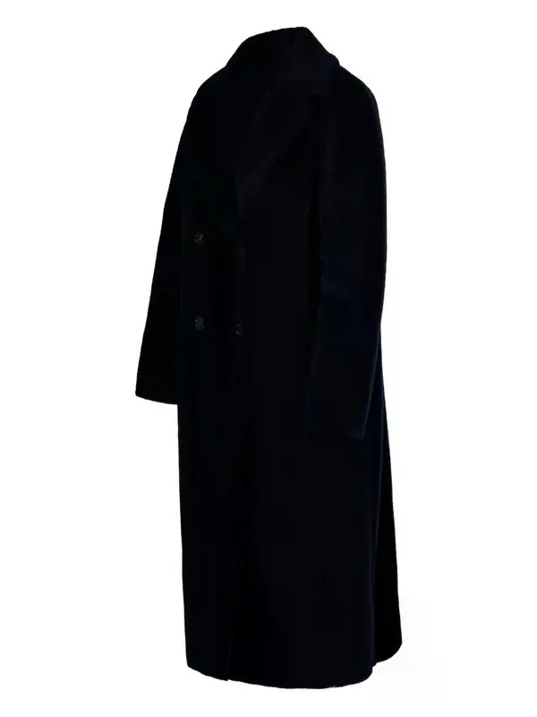 Max Mara Alpaca Wool-blend Double-breasted Coat