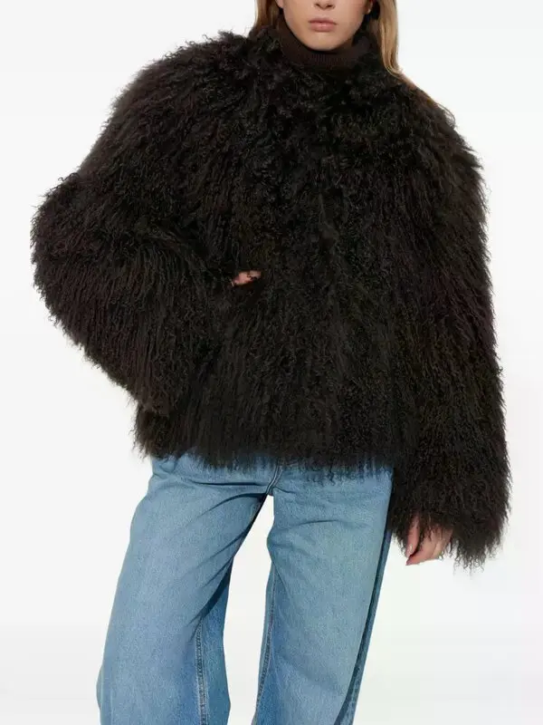 STAND STUDIO Lamb Fur Jacket