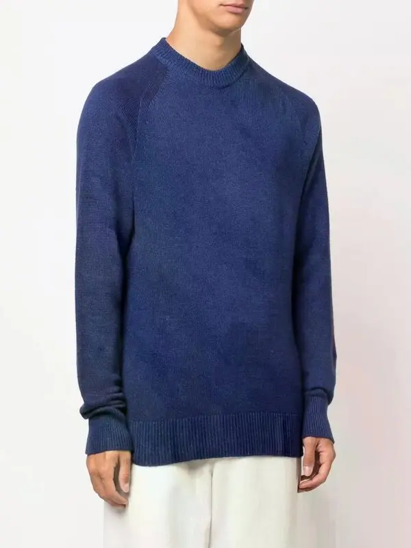 Malo Cashmere Crew-neck Jumper - Blue