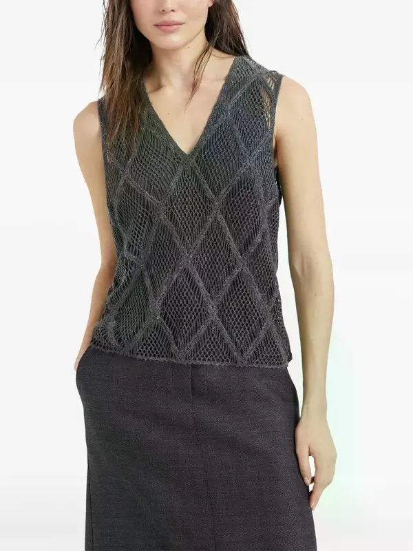 Brunello Cucinelli Open-knit Vest