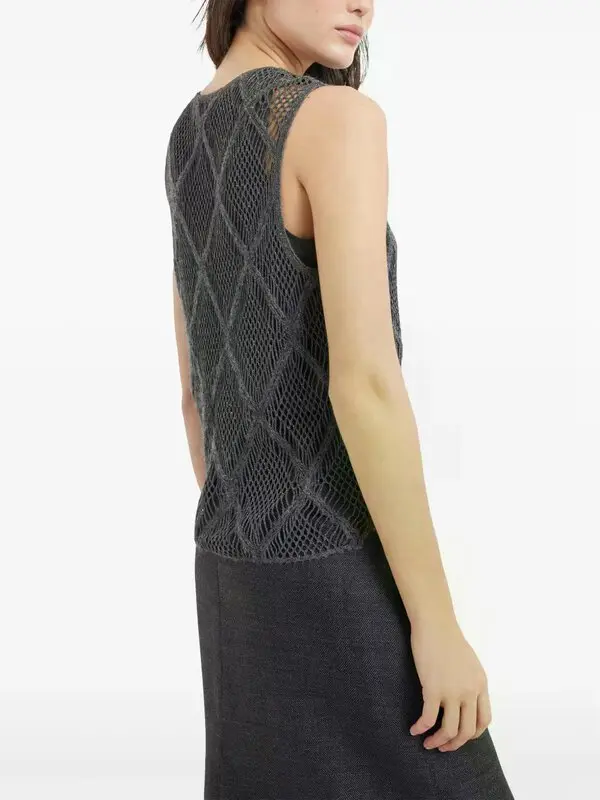 Brunello Cucinelli Open-knit Vest