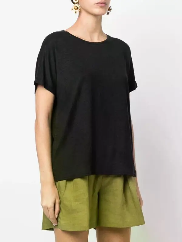 Majestic Filatures Relaxed Fit Crew-neck T-shirt - Black