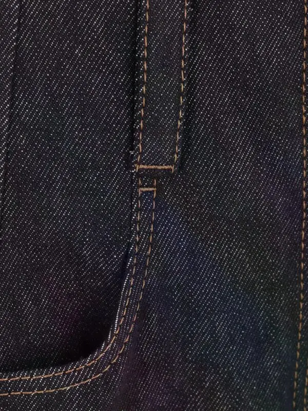 Brunello Cucinelli Denim Corset Shorts