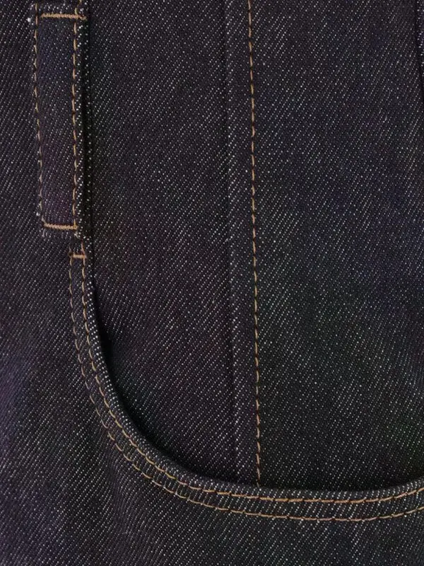 Brunello Cucinelli Denim Corset Shorts