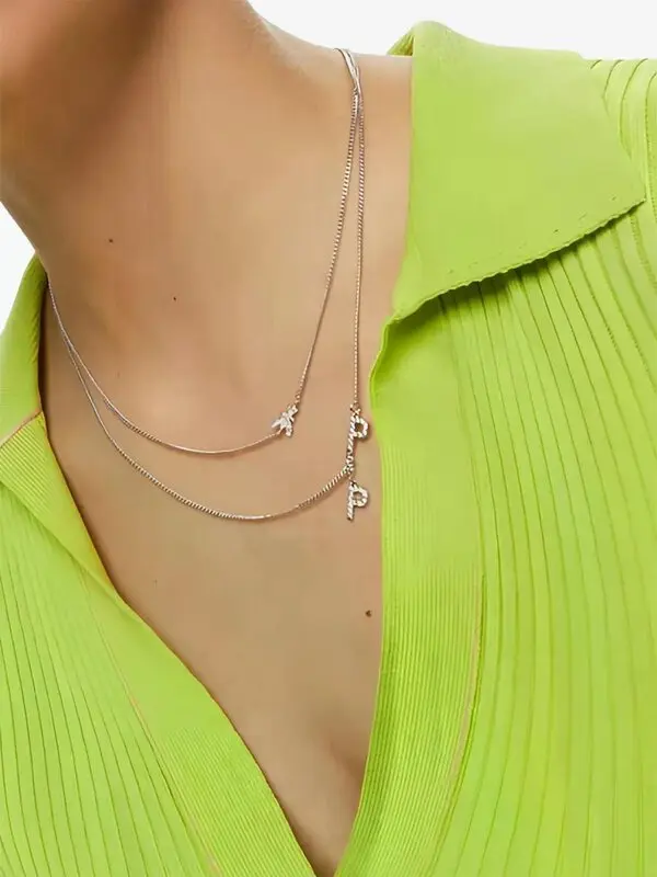 Patrizia Pepe Double-chain Necklace - Silver