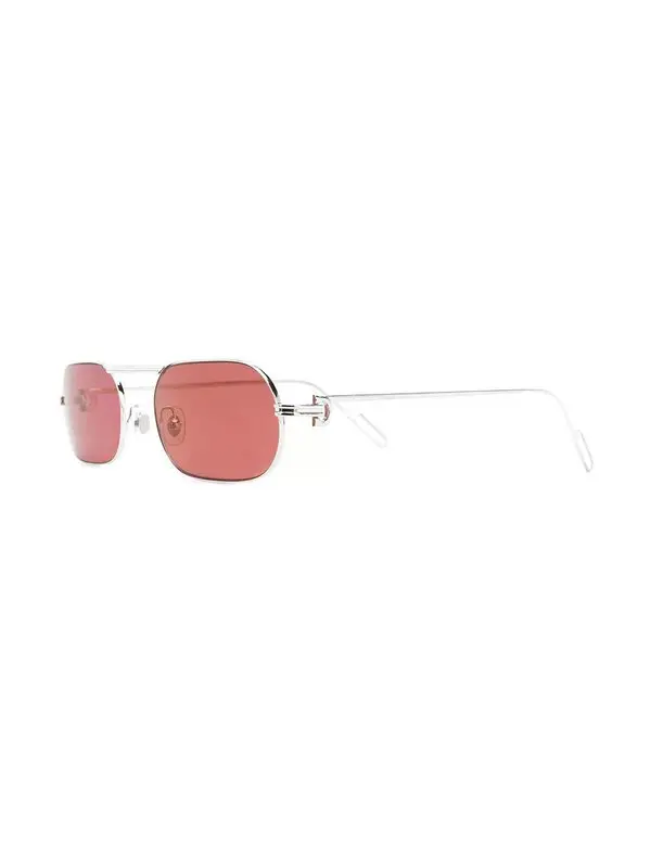 Cartier Tinted Square Frame Sunglasses