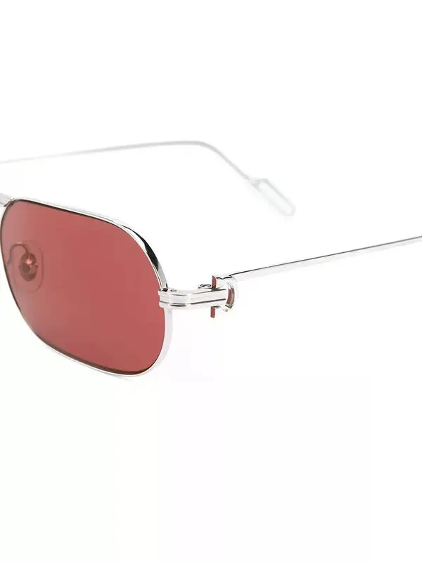 Cartier Tinted Square Frame Sunglasses