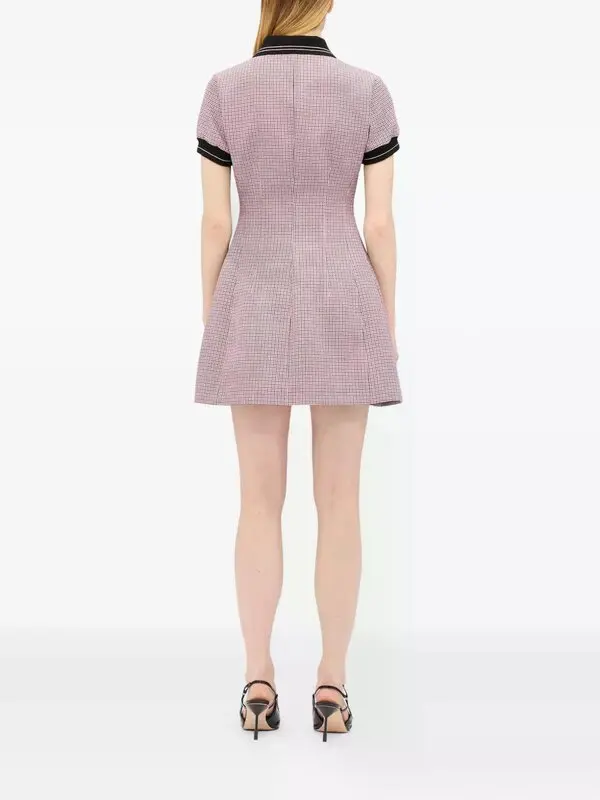 MSGM Check-pattern Mini Dress