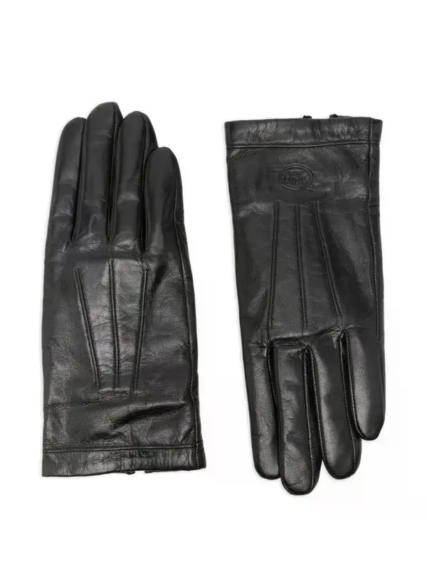 THE BRIDGE Leather Gloves - Black