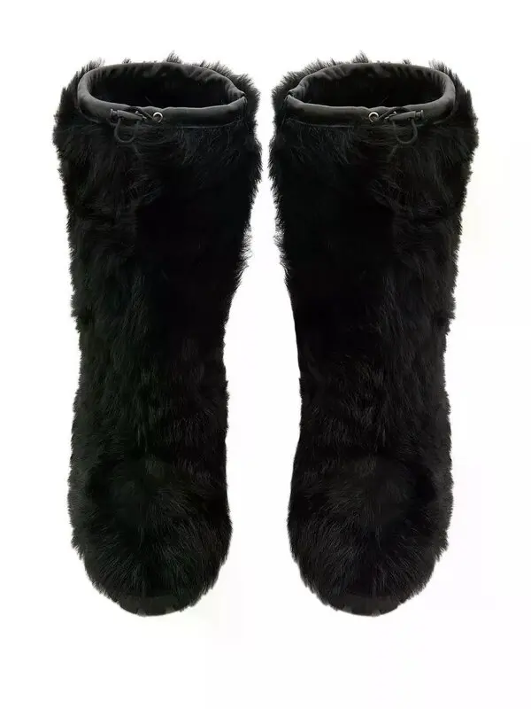 YVES SALOMON Shearling Knee-high Boots