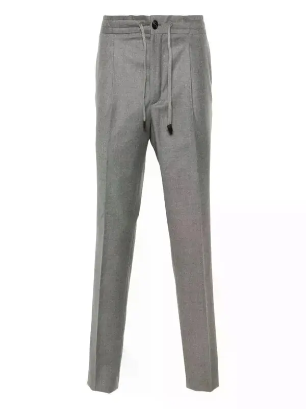 Incotex Drawstring Wool Trousers