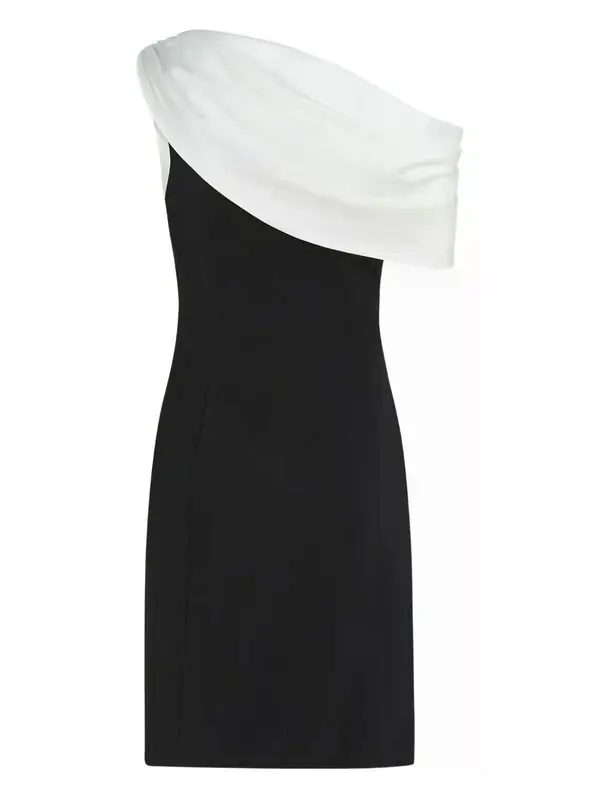Karl Lagerfeld Mini Draped One-shoulder Dress