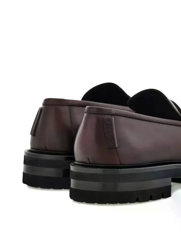 FERRAGAMO Saddle-strap Penny Loafers