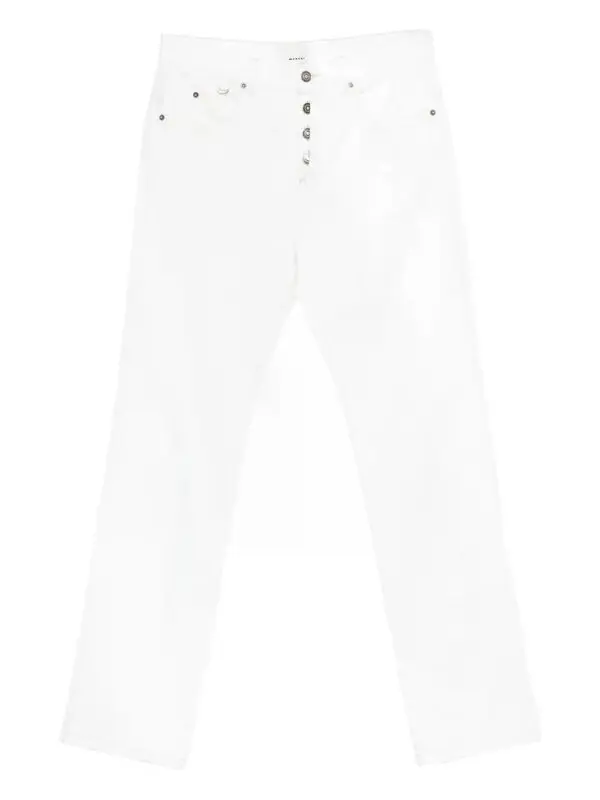 MARANT Button-fly Straight Jeans - White