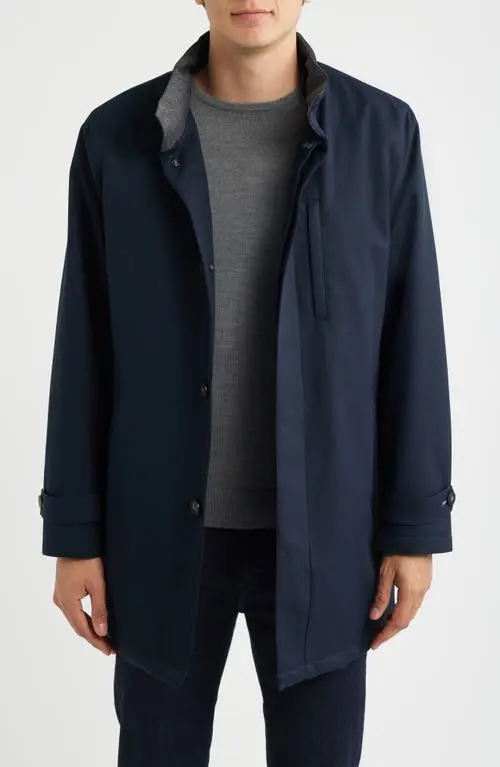 Hart Schaffner Marx Colfax Waterproof Raincoat - Navy