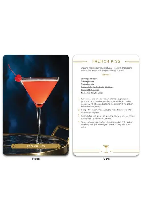 SIMON AND SCHUSTER Make It A Mocktail' Recipe Deck