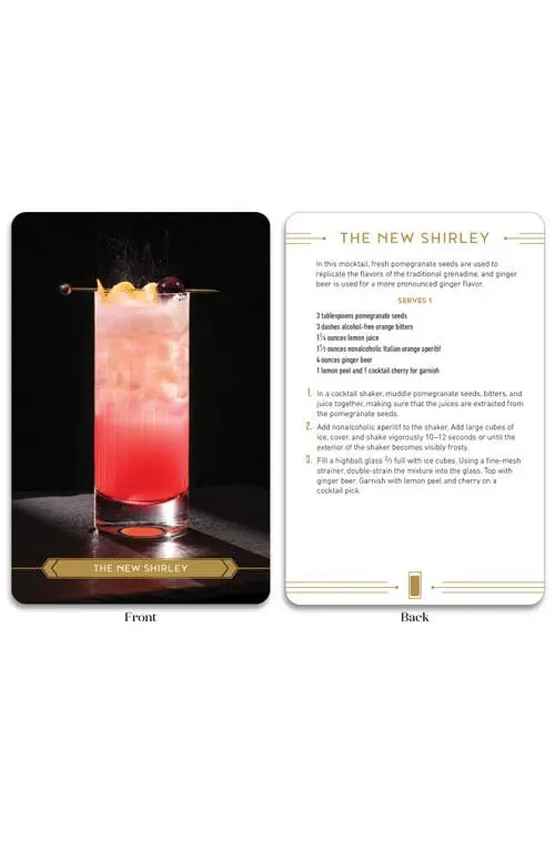 SIMON AND SCHUSTER Make It A Mocktail' Recipe Deck