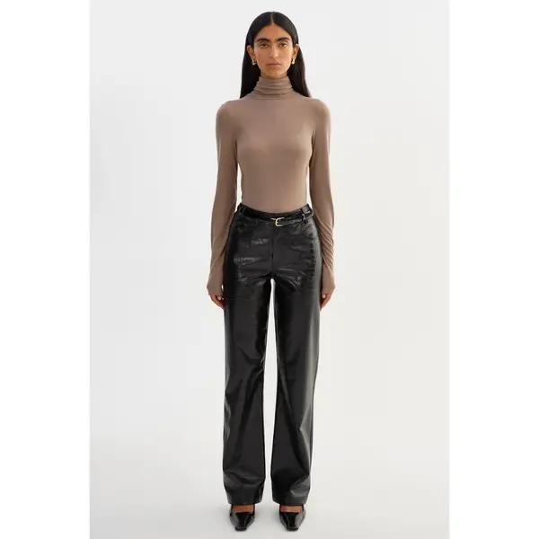 LAMARQUE Faux Leather Croco Pants