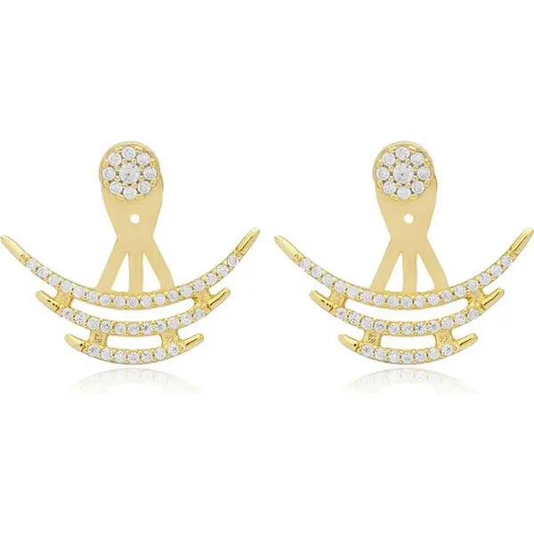 MAZIN JEWELS Shang Ear Jackets - Gold