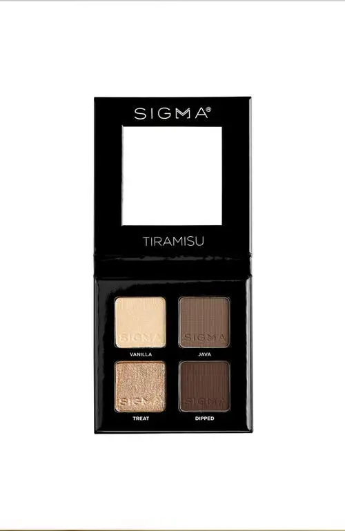 SIGMA BEAUTY Eyeshadow Quad - Tiramisu - Neutral Browns