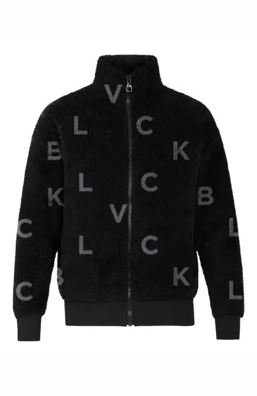 BLVCK Monogram Fleece Jacket