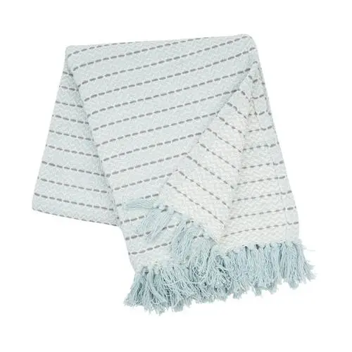 C&F HOME Mini Chevron Throw Blanket Collection - Blue