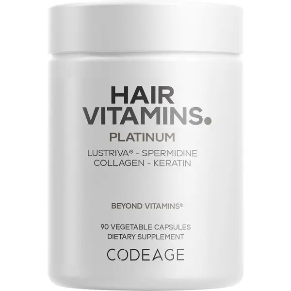 CODEAGE Hair Vitamins Platinum, Lustriva - White