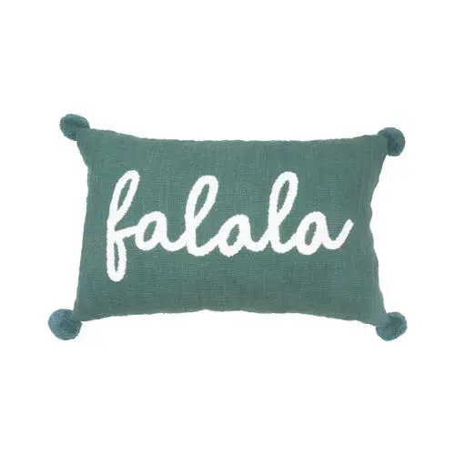 CAROL & FRANK A Christmas Holiday Tufted Solid Pillow Collection - Green