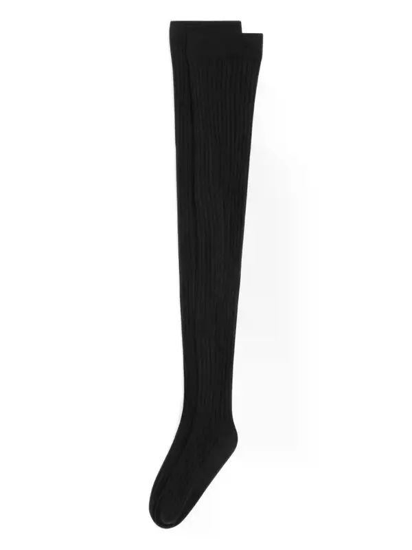 Dolce & Gabbana Ribbed Knee-high Socks