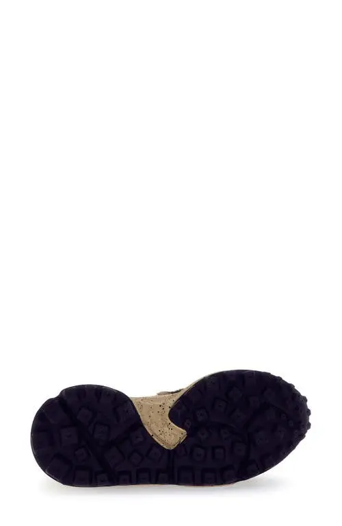 FLOWER MOUNTAIN Kotetsu Faux Shearling Sneakers - Anthracite