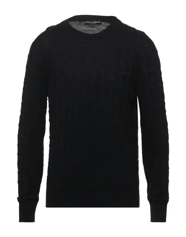 Dolce & Gabbana Knitted Silk Sweater - Black