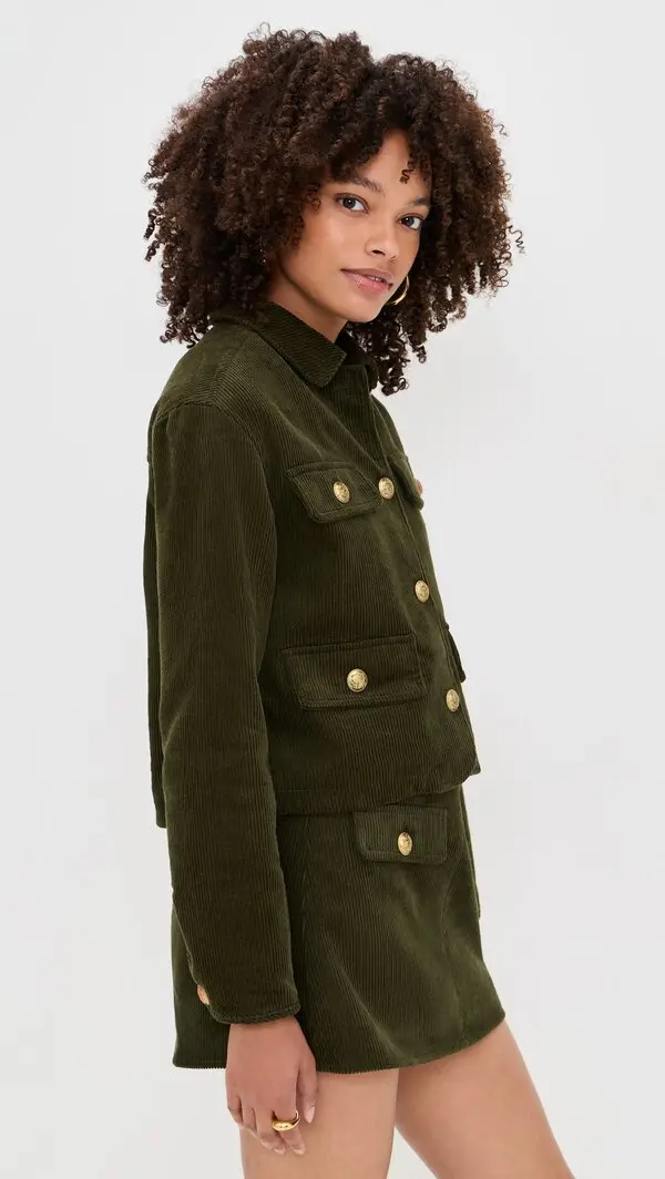 Blanknyc Corduroy Flap Pocket Jacket